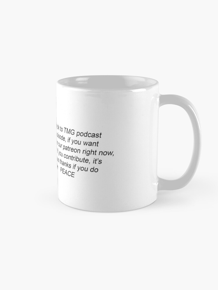 "tmg podcast" Mug by charlianna | Redbubble