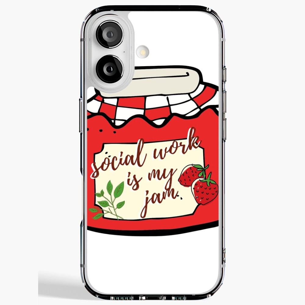 "social work is my jam" Sticker for Sale by nicolaye | Redbubble