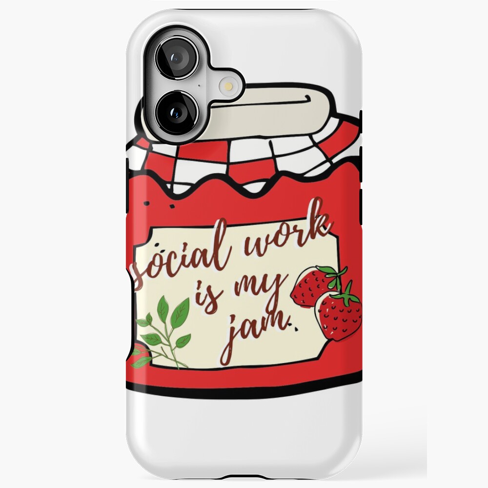 "social work is my jam" Sticker for Sale by nicolaye | Redbubble