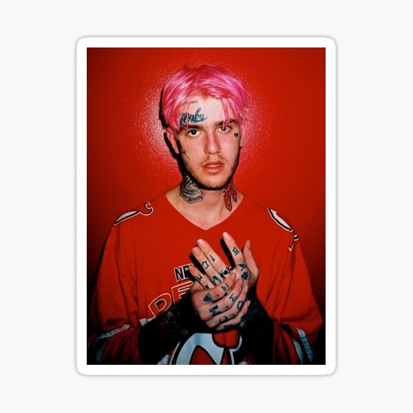 "lil peep " Sticker by mckinleydowd | Redbubble