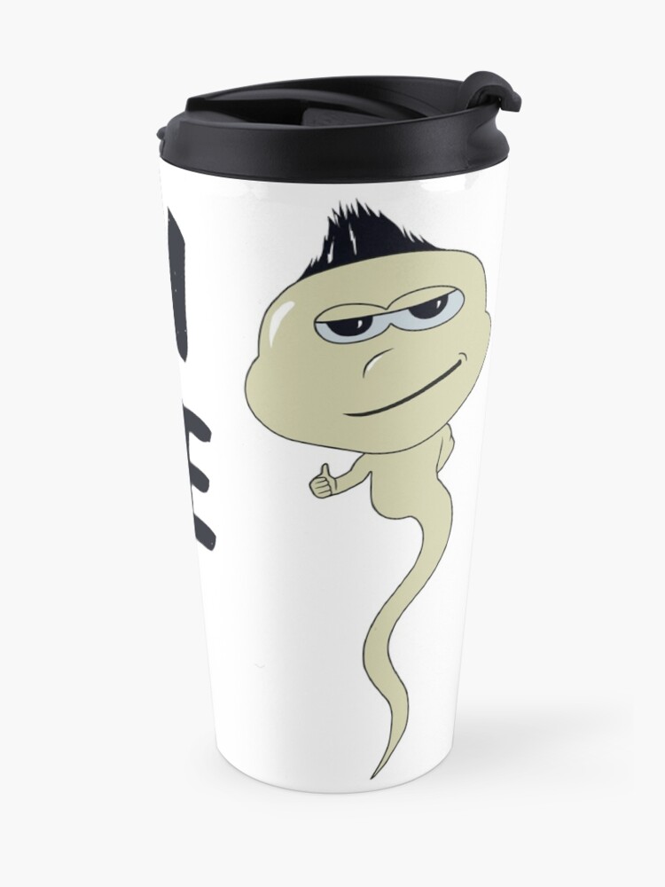 "Lustiges Sperma-Witz-Design" Kaffee-Thermobecher von Liamss | Redbubble