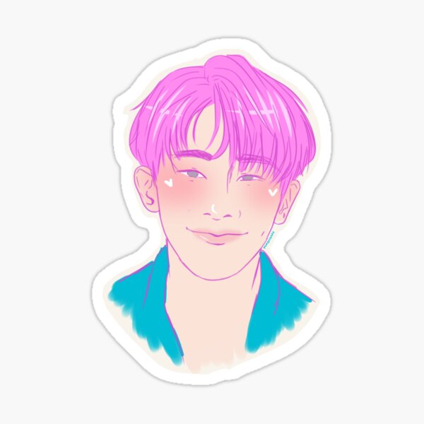 "wonho" Sticker for Sale by mmononn | Redbubble