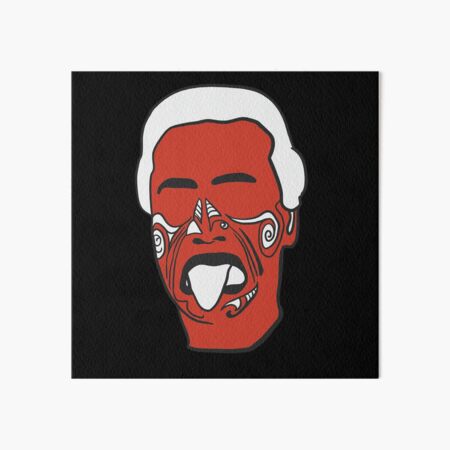 "The Tribal Haka Mask Guy - Maori New Zealand Dance Rugby" Art Board ...