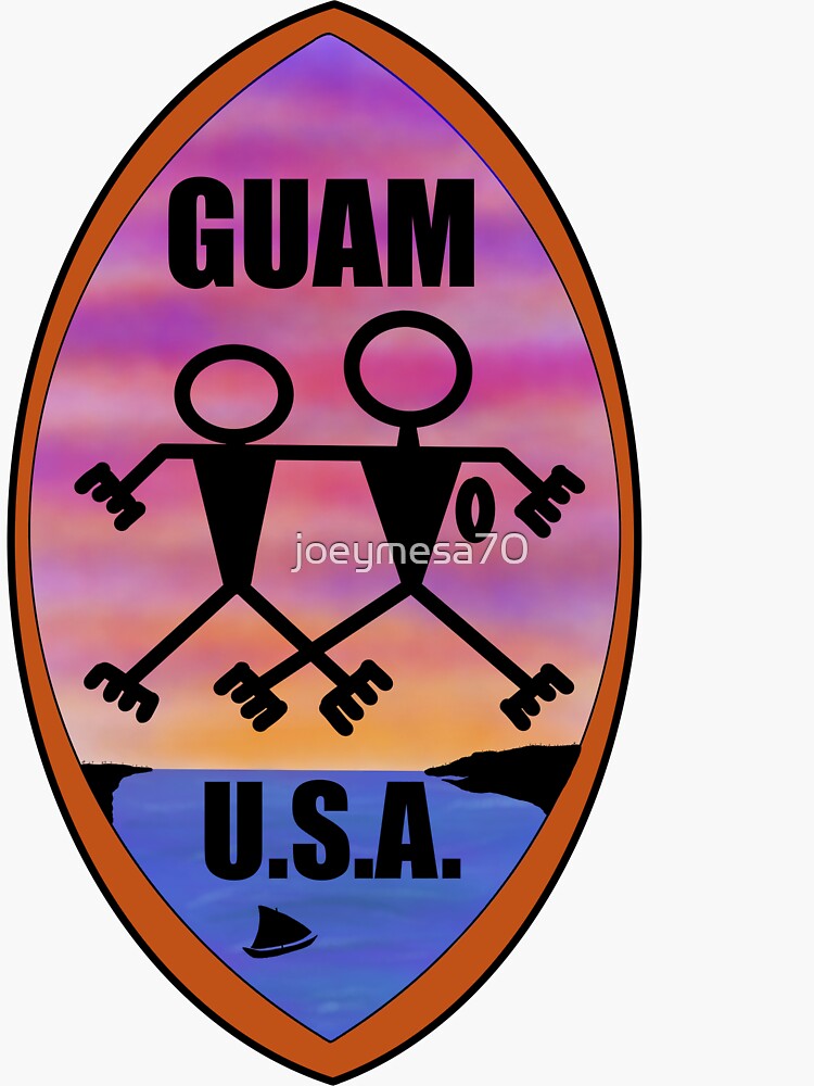 "Gadao Cave Drawings, Inarajan, Guam U.S.A." Sticker for Sale by ...