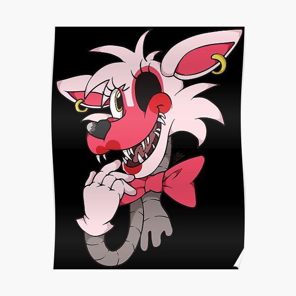 "Foxy 2.0 (Mangle)" Poster for Sale by InkyBlackKnight | Redbubble