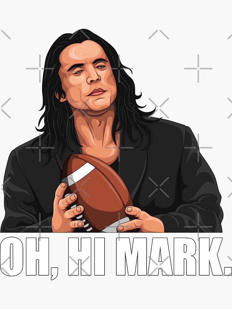 ""Oh, Hi Mark!"" Sticker for Sale by Cmatthewman | Redbubble