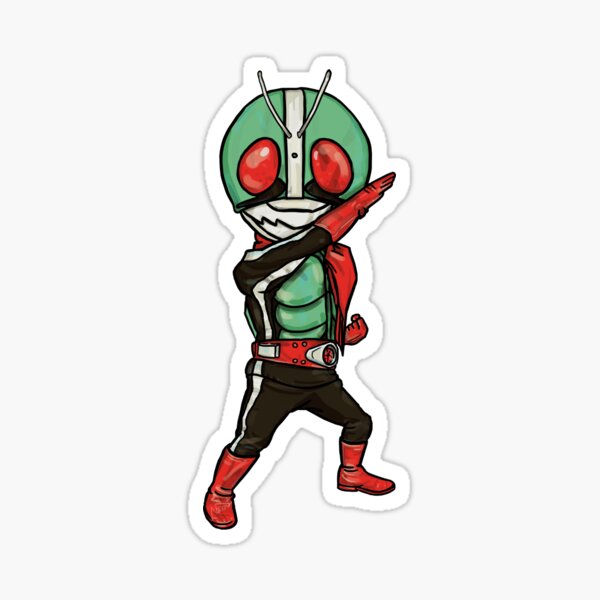 "Kamen Rider V2" Sticker by Narat | Redbubble