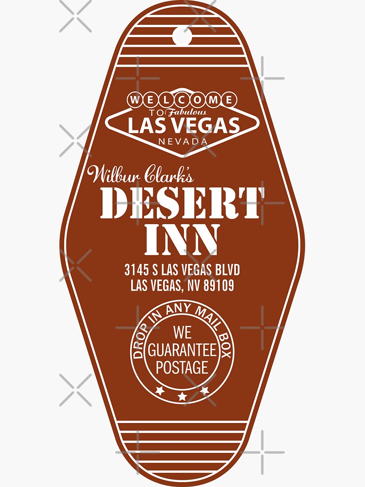 "Vintage Las Vegas Desert Inn Hotel & Casino Key" Sticker for Sale by ...