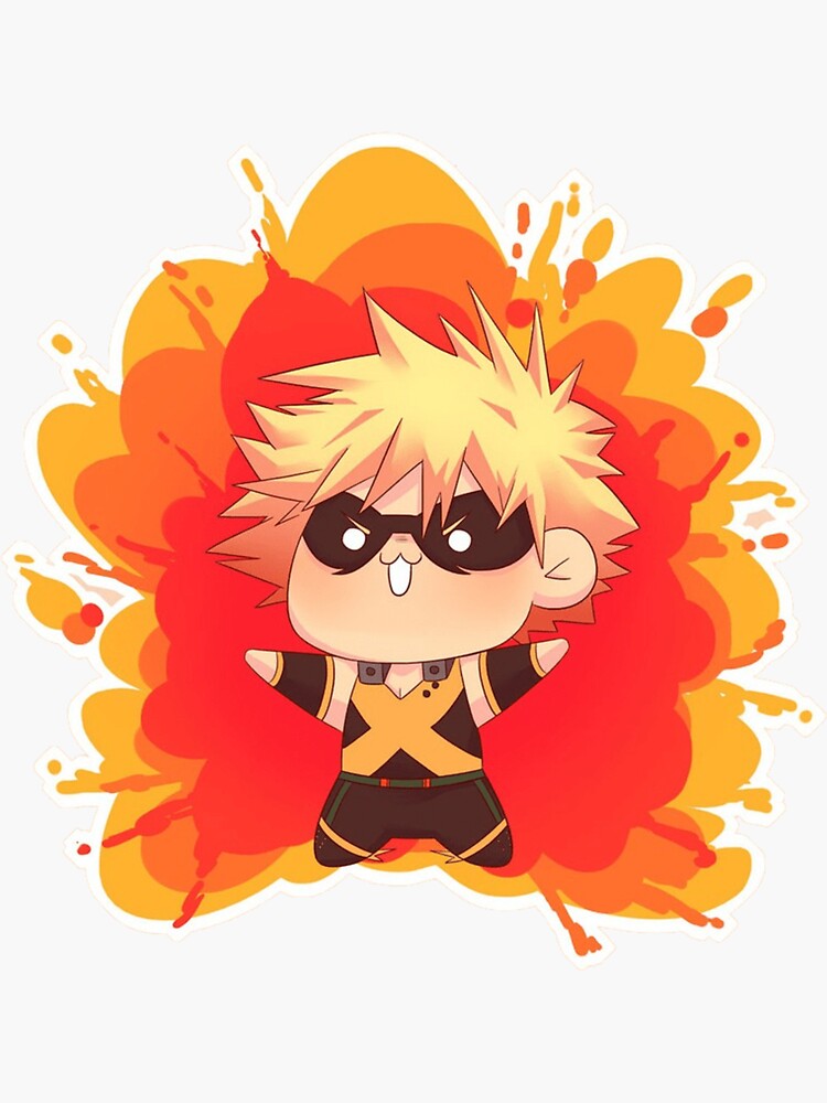 "Cute Bakugo" Sticker for Sale by Lumyoss | Redbubble