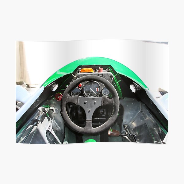 "Vintage Formula F1 Cockpit" Poster by gtexpert | Redbubble