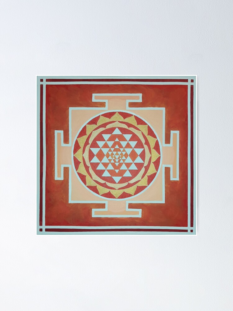 "Tripura Sundari Yantra-Sri Yantra" Poster by bibianca49 | Redbubble