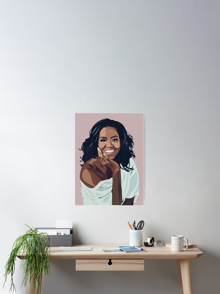 "Michelle obama" Poster for Sale by Kylee Andreoli | Redbubble