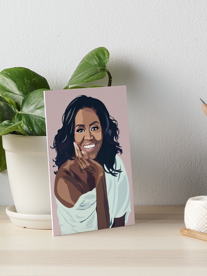 "Michelle obama" Art Board Print for Sale by Kylee Andreoli | Redbubble