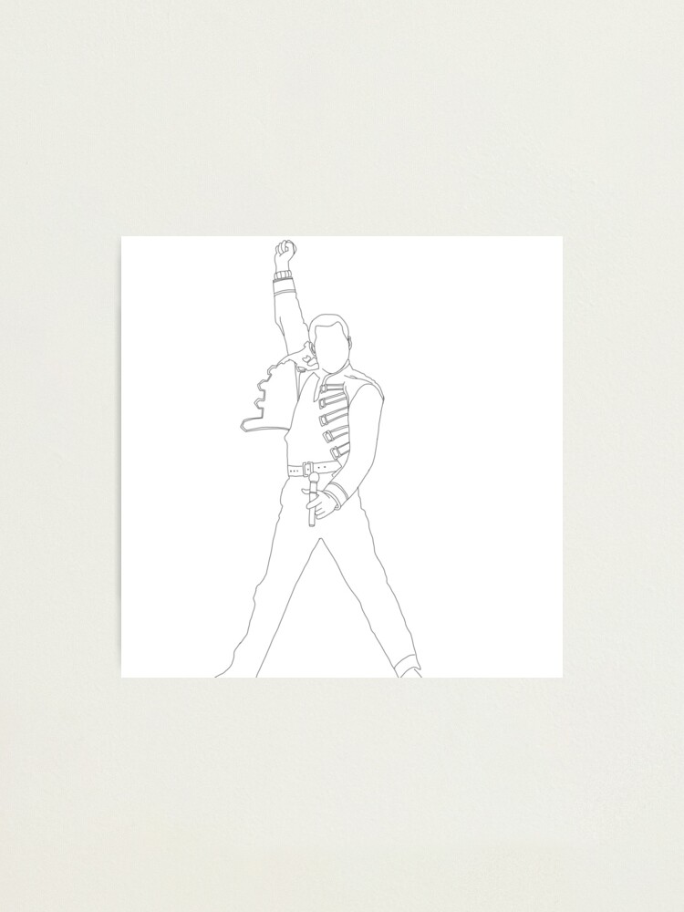 Lámina fotográfica «FREDDIE MERCURY» de taylor-poling | Redbubble