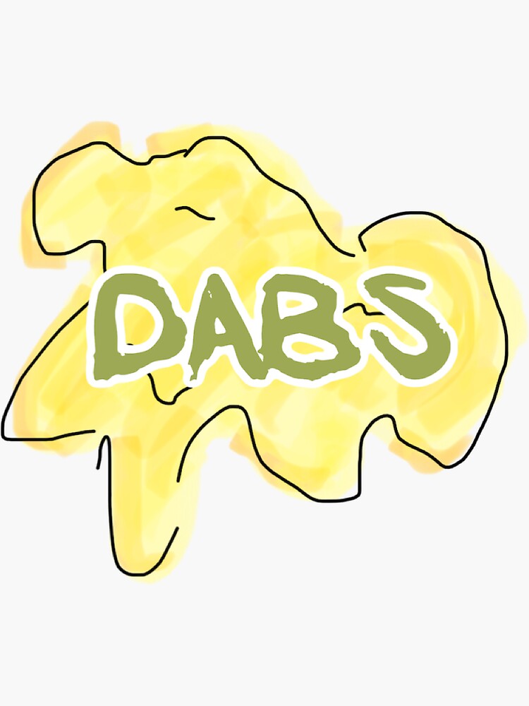 "Dabs " Sticker for Sale by flemingkarissa | Redbubble