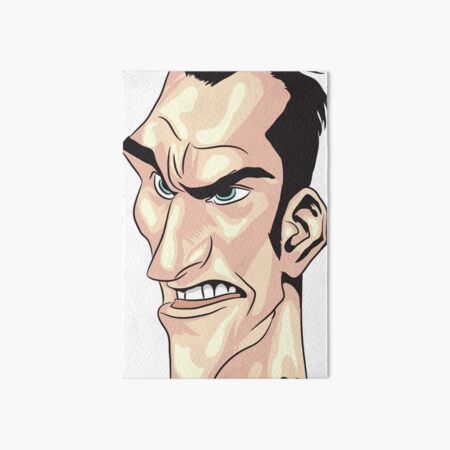"Always Angry Face" Art Board Print for Sale by Empak | Redbubble