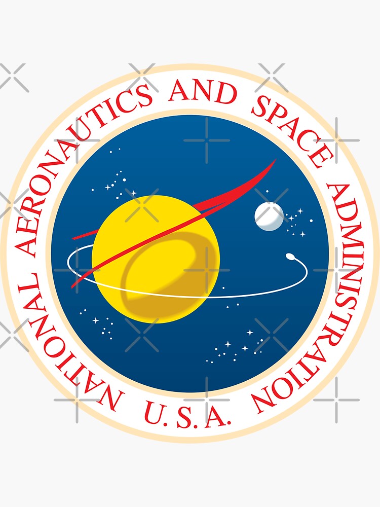"NASA Seal Logo Original Insignia " Sticker for Sale by BERGULATOR ...