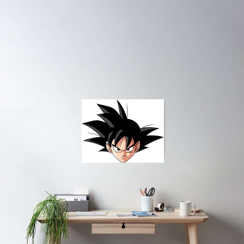 "Goku Dragon Ball Z Character Face" Poster for Sale by Moosman | Redbubble