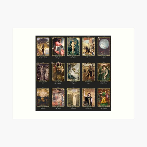"Tarot Art Deck " Art Print for Sale by wendellarhoads | Redbubble