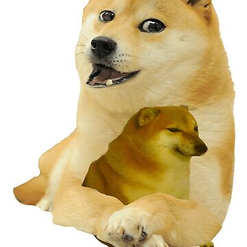 Tarjetas de felicitación for Sale con la obra «doge cheems abrazo» de ...