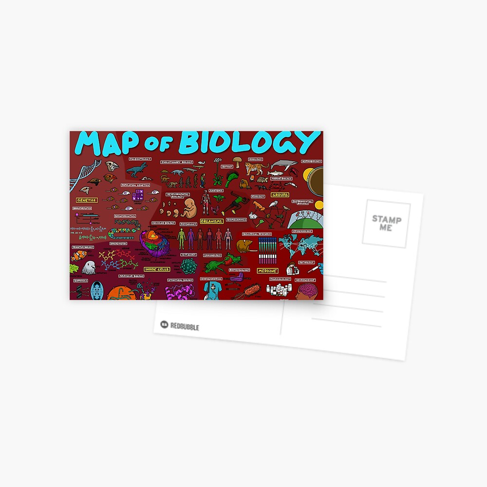"Map of Biology" Photographic Print for Sale by DominicWalliman | Redbubble
