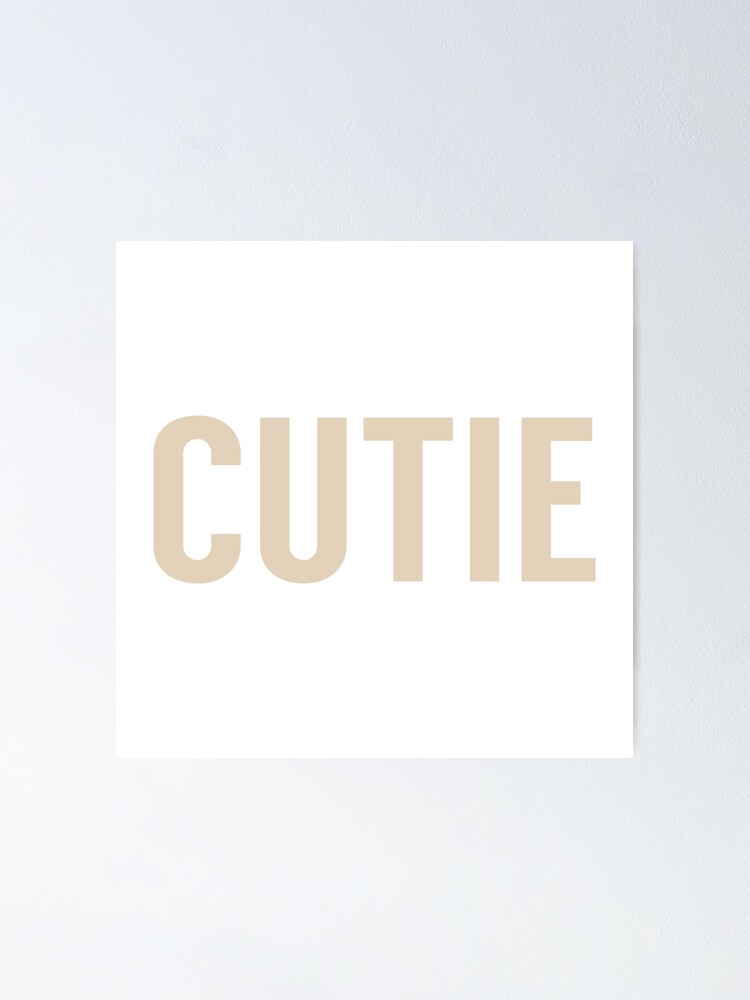 "Minimal Cutie design" Poster by sindux | Redbubble