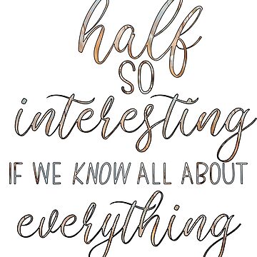 "Anne of Green Gables-Inspired "Half So Interesting"" Sticker for Sale ...