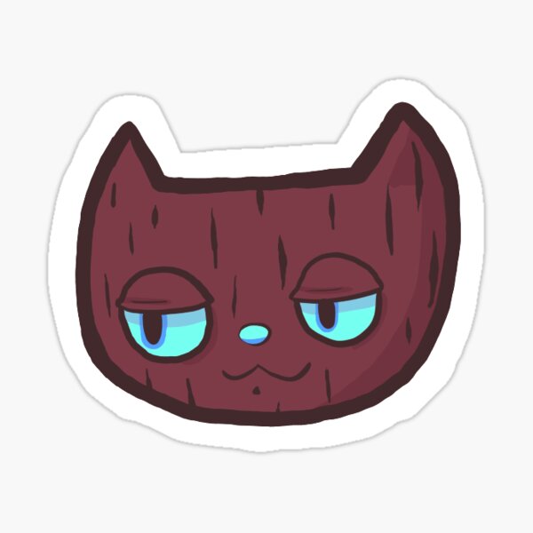"Maroon cat " Sticker for Sale by Kinetix | Redbubble