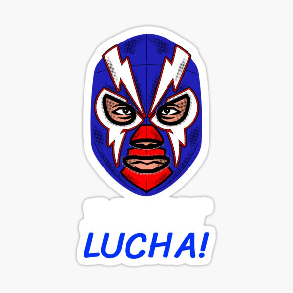 "Wrestling logo by Lucha Libre, Mexico Style" Sticker by MoTeesMo ...