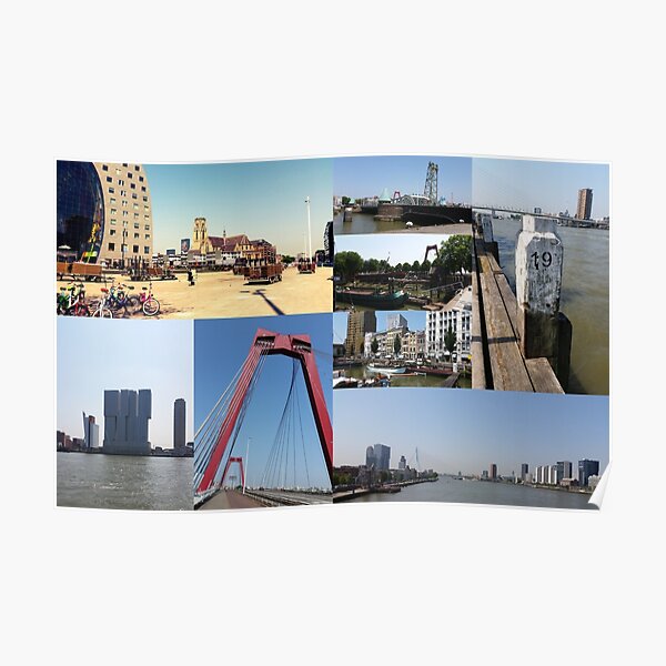 "Photo collage Rotterdam 2" Poster for Sale by kultjers | Redbubble