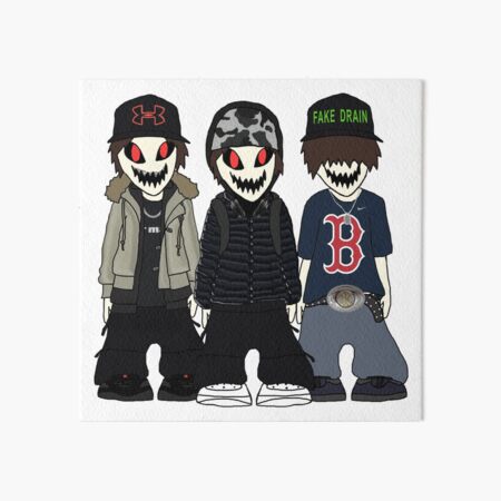 "Drain Gang Redlight" Art Board Print for Sale by torevidal | Redbubble