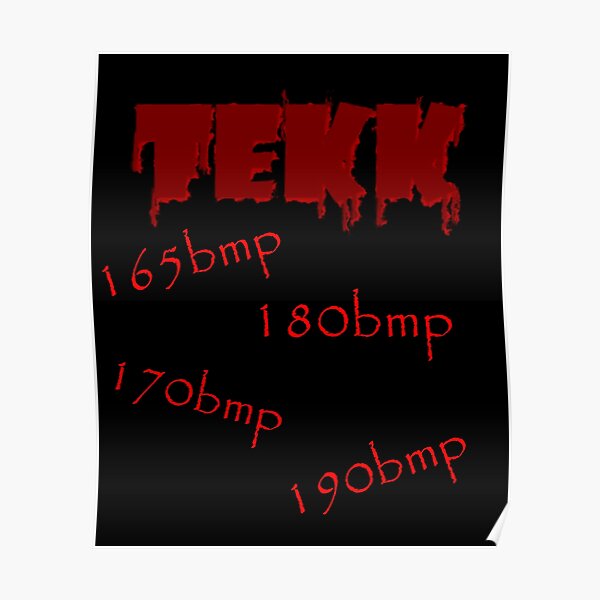 Poster: Tekk | Redbubble