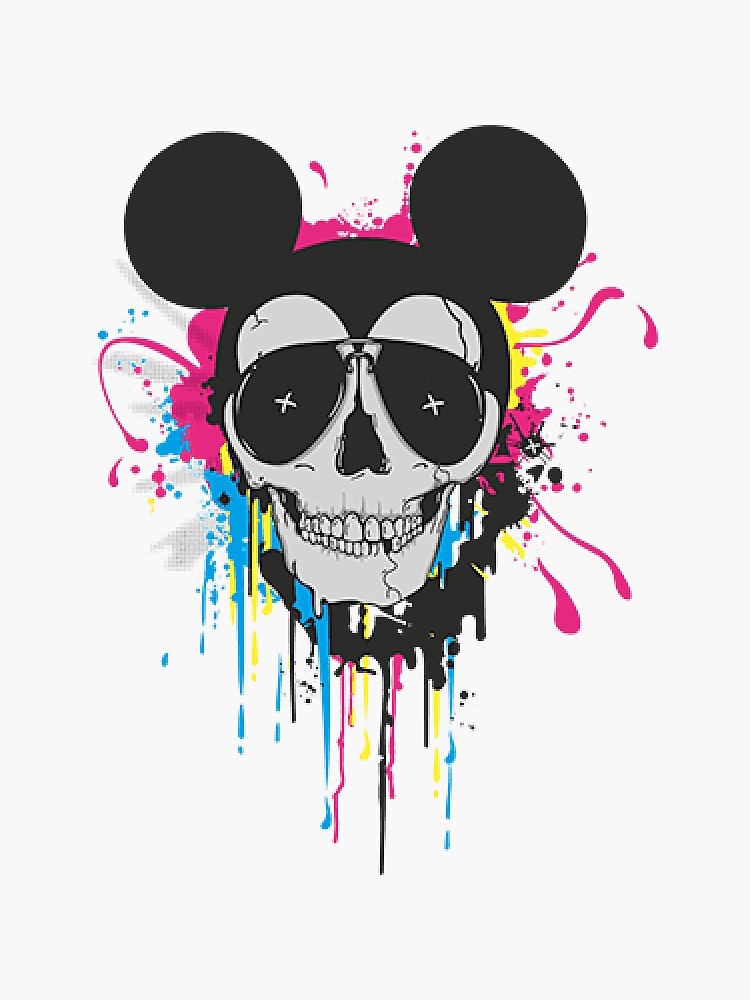 "Micki print" Sticker for Sale by Pascalov | Redbubble