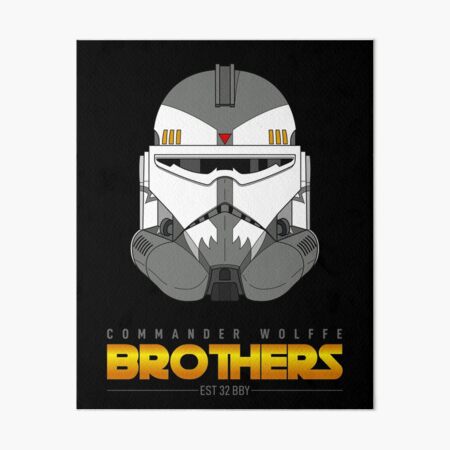 "Commander Wolffe - Brothers" Art Board Print by nothinguntried | Redbubble