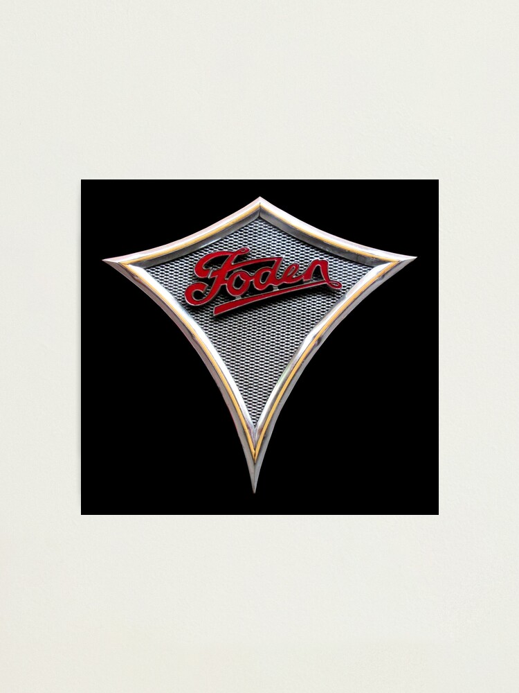 "Vintage Foden grille emblem" Photographic Print for Sale by ...