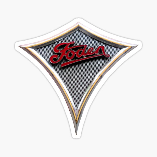 "Vintage Foden grille emblem" Sticker by soitwouldseem | Redbubble