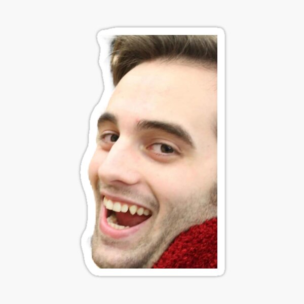 "Chuckles" Sticker by AidenLuny | Redbubble