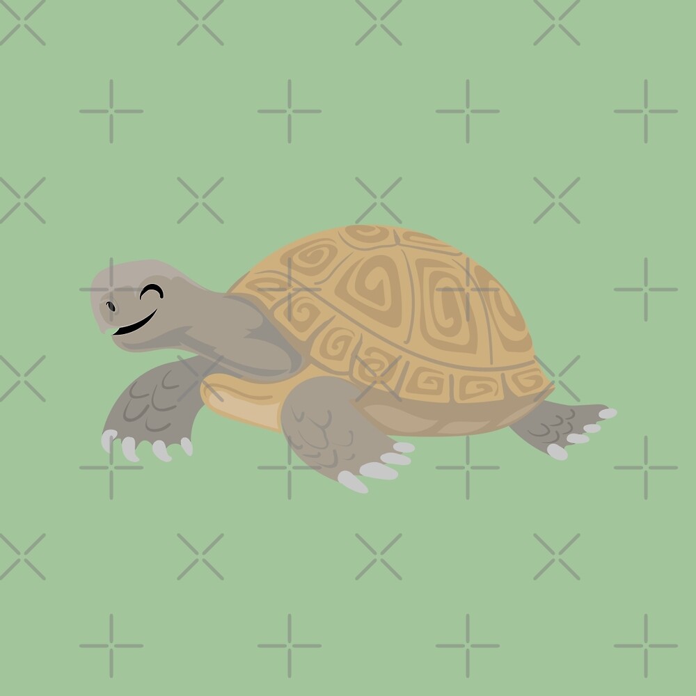 "Happy Tortoise" by PepomintNarwhal | Redbubble