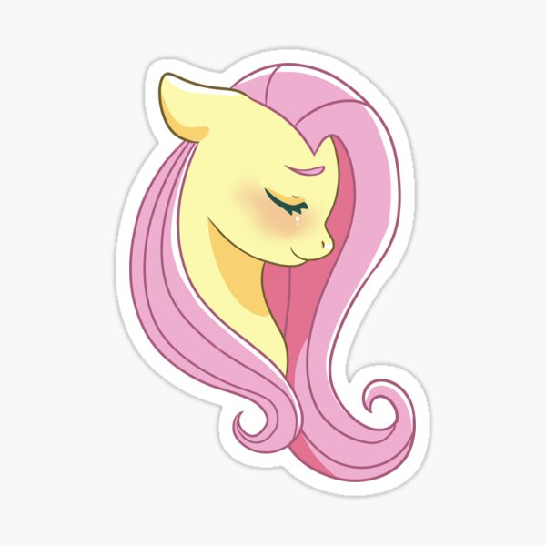 "FLUTTERSHY" Sticker for Sale by chayka22 | Redbubble