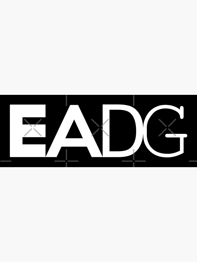 "EADG Bassist Bass Player" Sticker by JackCurtis1991 | Redbubble