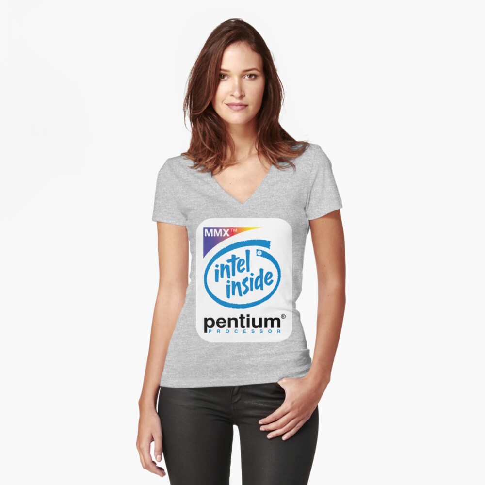 "Intel Pentium MMX Processor Sticker" Sticker for Sale by mvogl | Redbubble