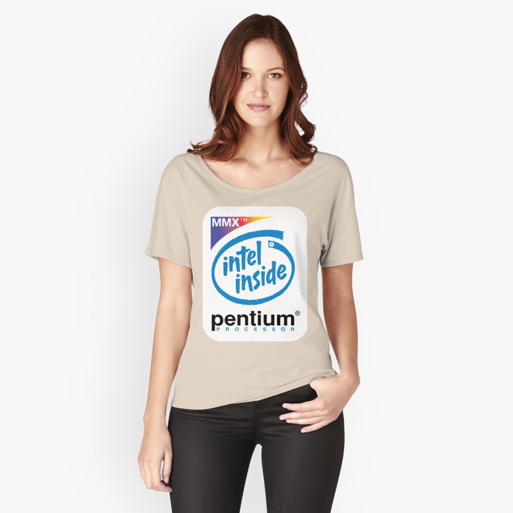 "Intel Pentium MMX Processor Sticker" Sticker for Sale by mvogl | Redbubble