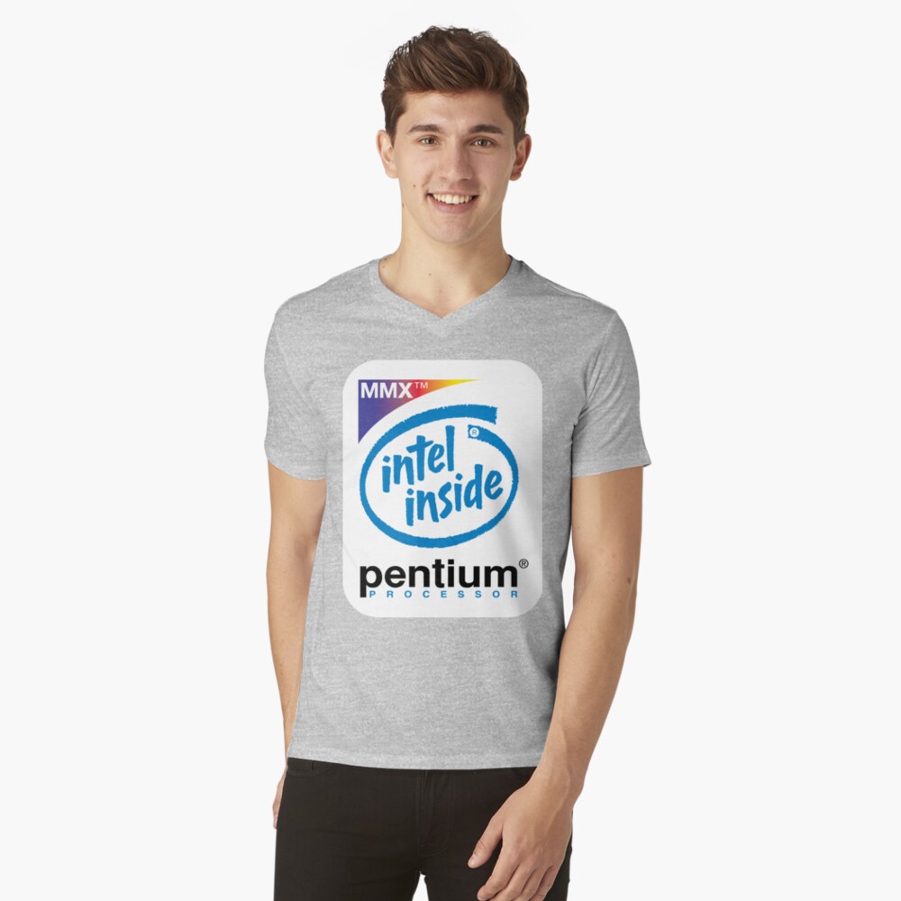 "Intel Pentium MMX Processor Sticker" Sticker for Sale by mvogl | Redbubble