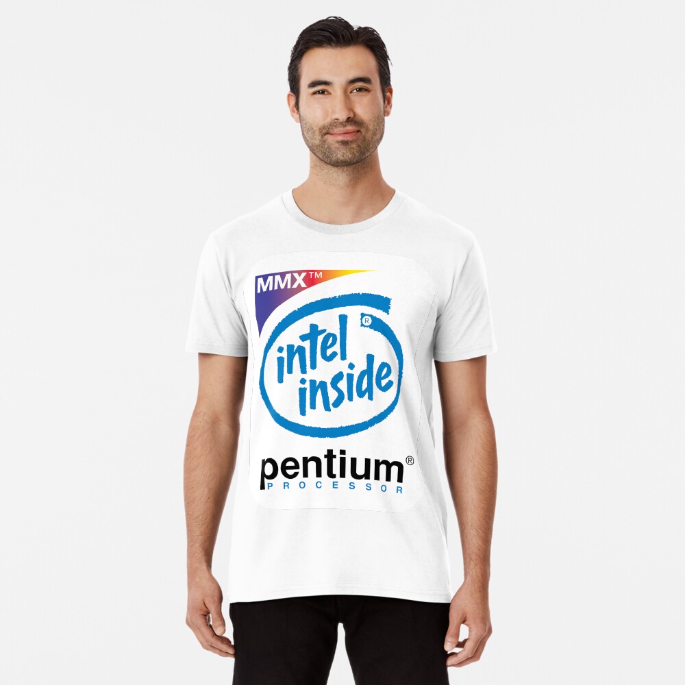 "Intel Pentium MMX Processor Sticker" Sticker for Sale by mvogl | Redbubble