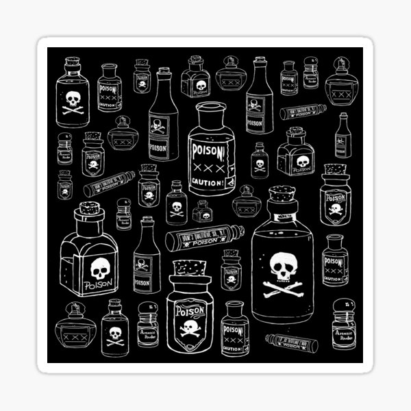 "poison" Sticker by naidl | Redbubble
