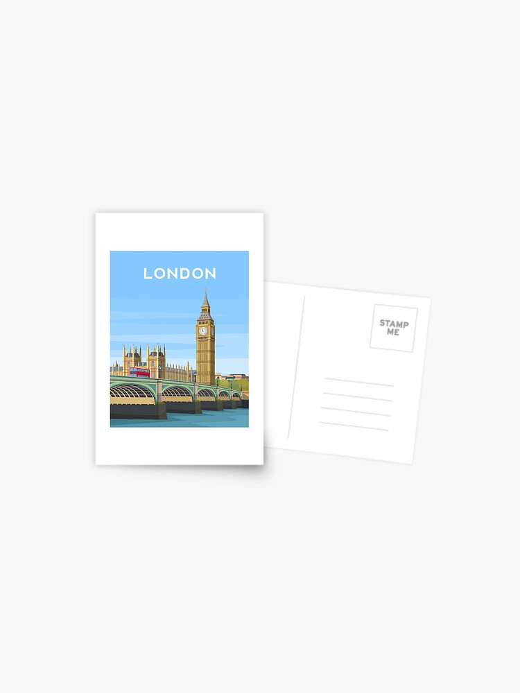 "London, England" Postcard for Sale by typelab | Redbubble