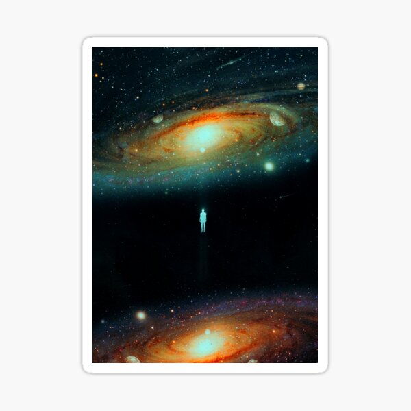 "Parallel Universe" Sticker for Sale by nicebleed | Redbubble