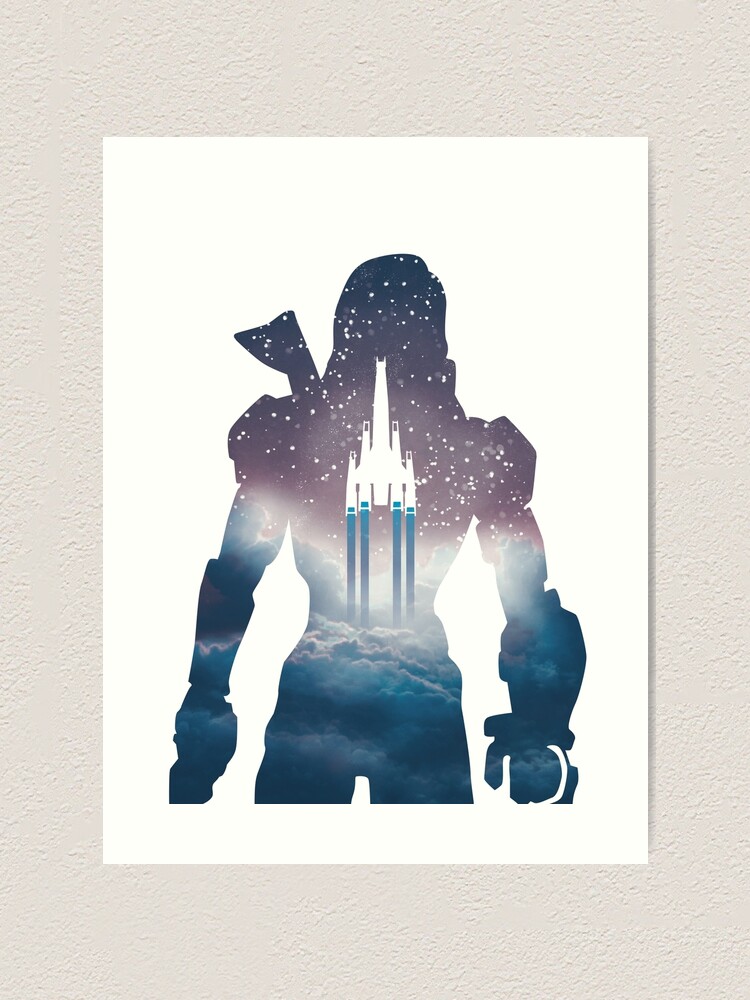 "Mass Effect Female Shepard" Art Print for Sale by msjessieroberts ...