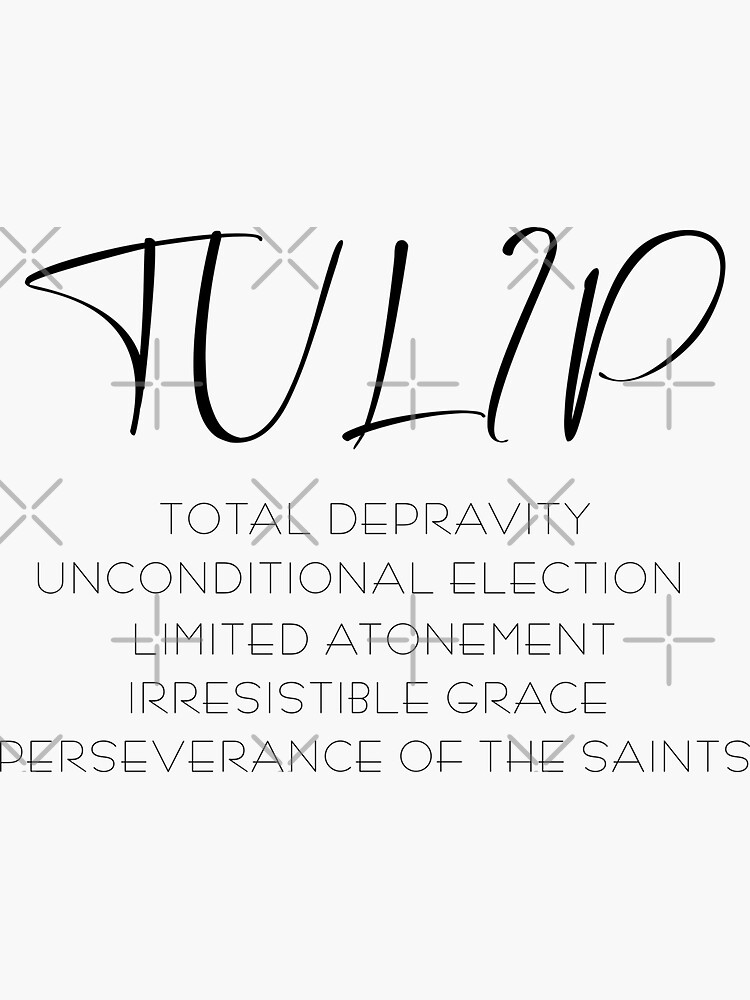 "Tulip Reformed Christian" Sticker for Sale by KCTraders | Redbubble