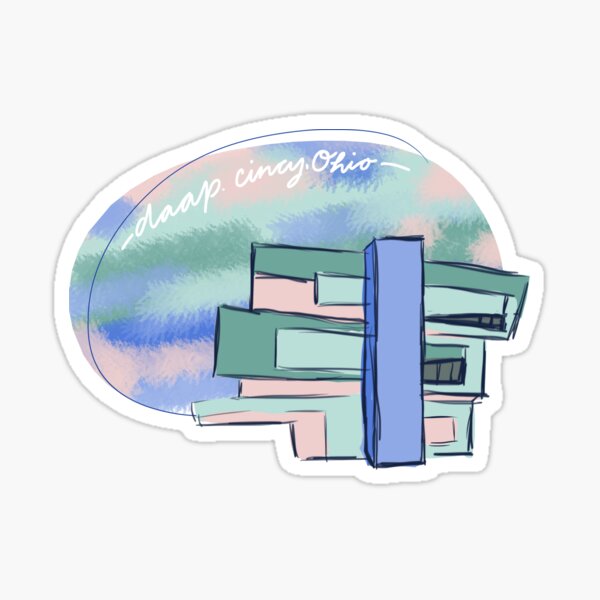 University Of Cincinnati Daap Stickers Redbubble 